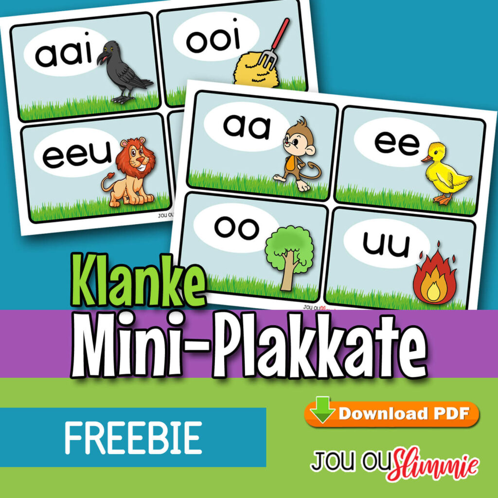 Klanke Mini-Plakkate - Jou Ou Slimmie