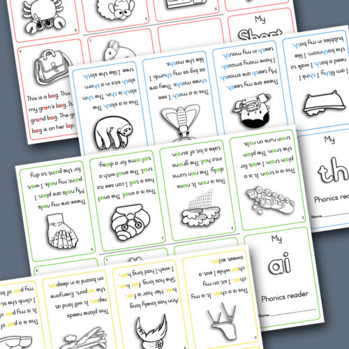 Phonics Mini-Book Readers - Jou Ou Slimmie