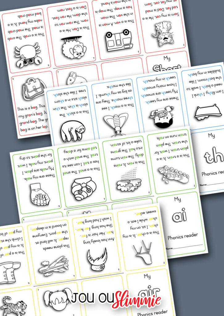Phonics | Mini-Book Readers - Jou Ou Slimmie