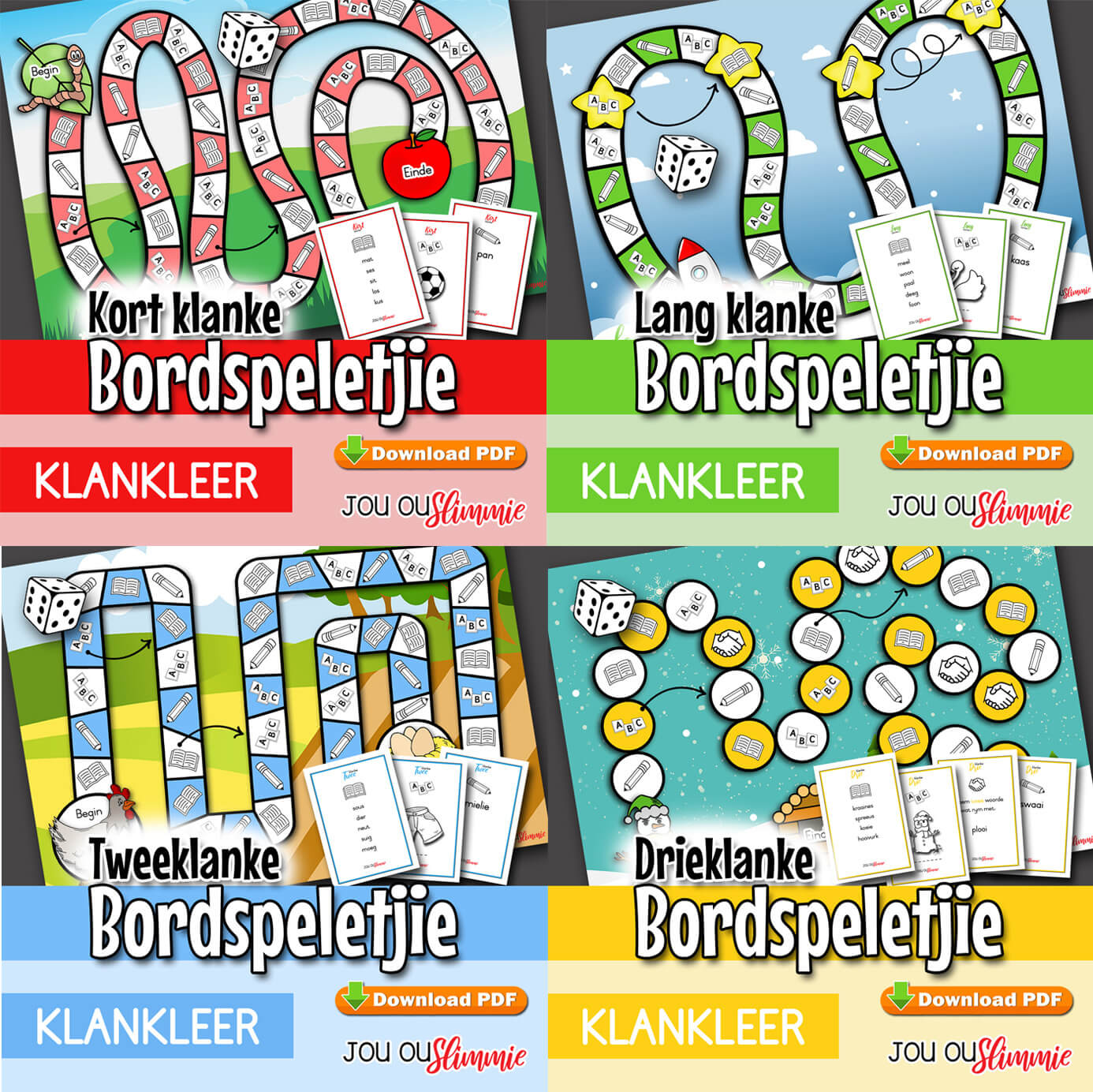 Klanke-bordspeletjies | Bondel - Jou Ou Slimmie