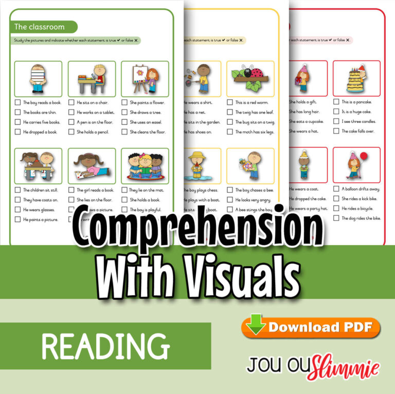 Comprehension with Visuals - Jou Ou Slimmie