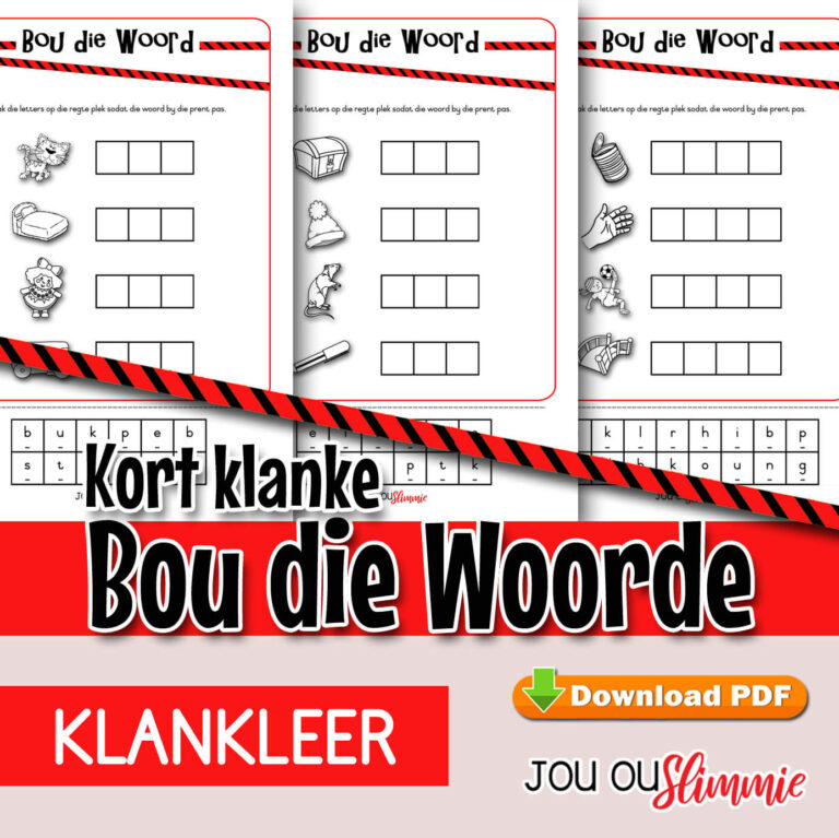 Bou die Woorde | Kort Klanke - Jou Ou Slimmie