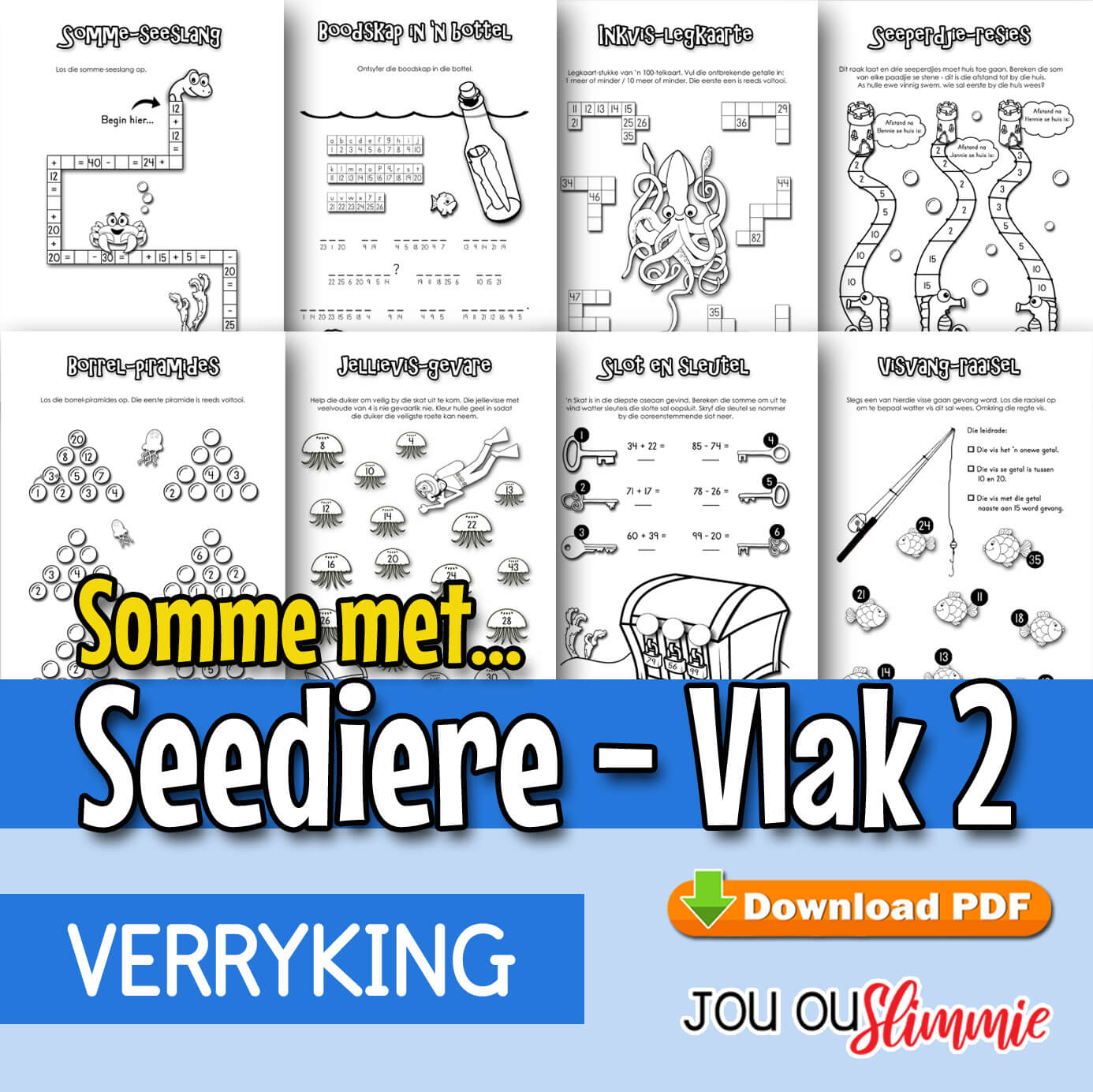 Somme met... Seediere - Vlak 2 - Jou Ou Slimmie