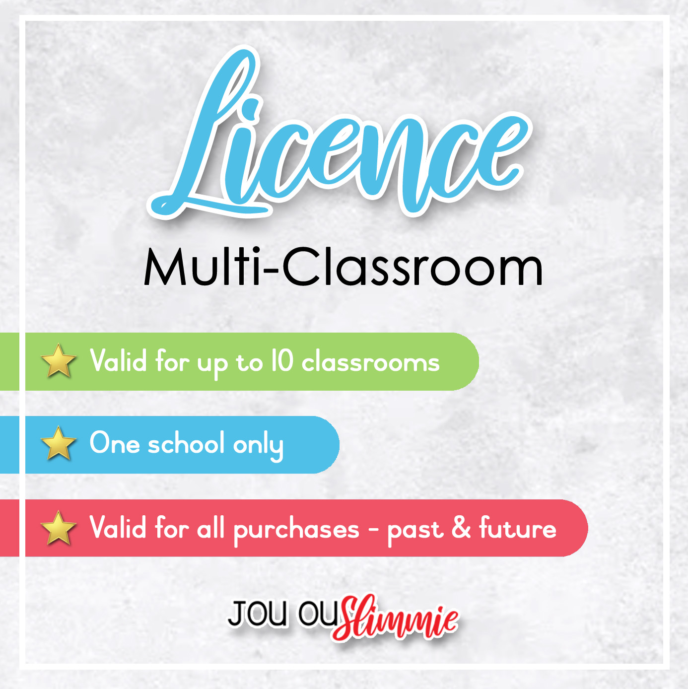 Multi-Classroom Licence (Max 10) - Jou Ou Slimmie