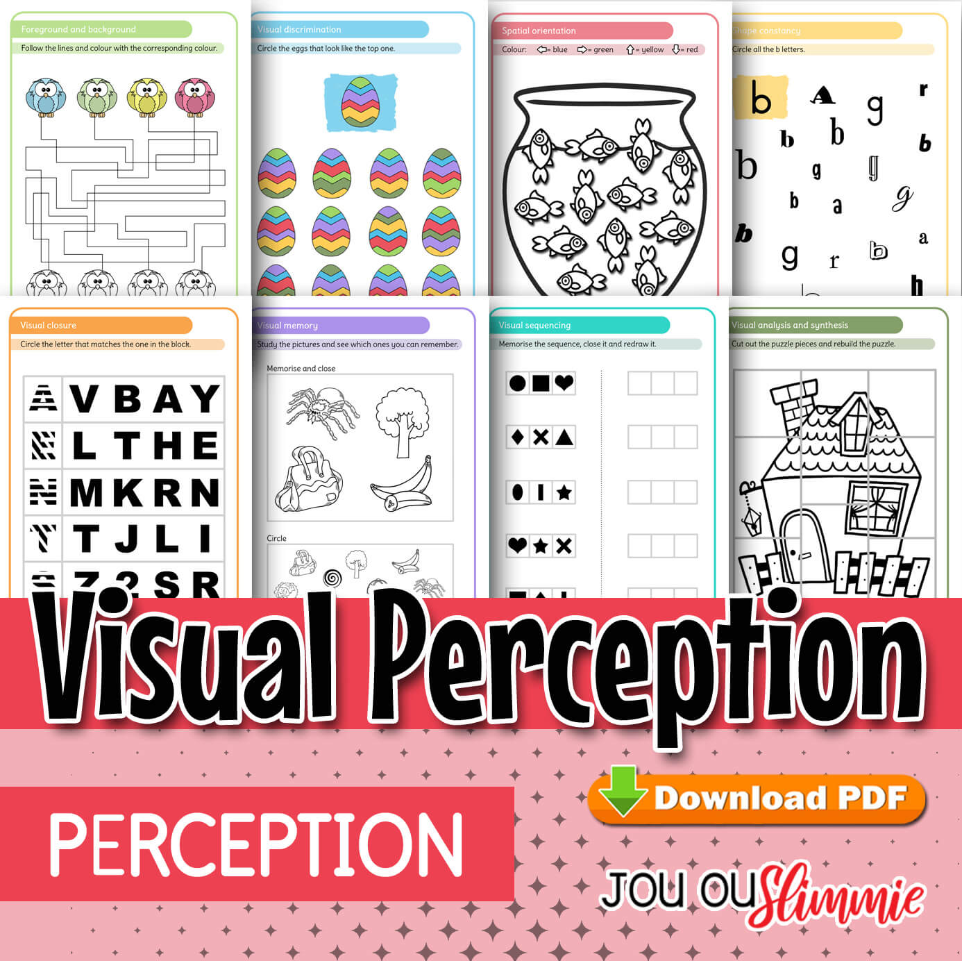 Perception Worksheets Visual Perception Worksheets For Kids | FREE