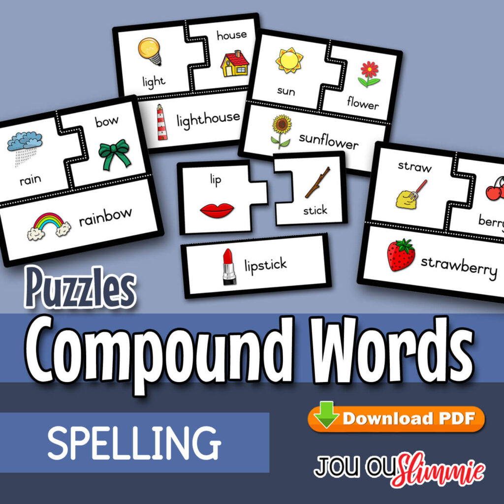 Compound Words Puzzles - Jou Ou Slimmie