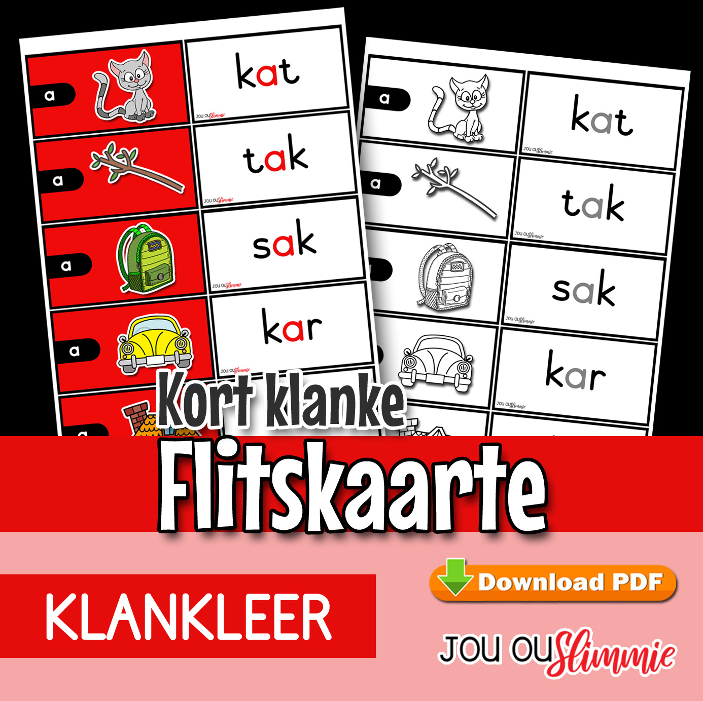 Kort Klanke | Flitskaarte - Jou Ou Slimmie