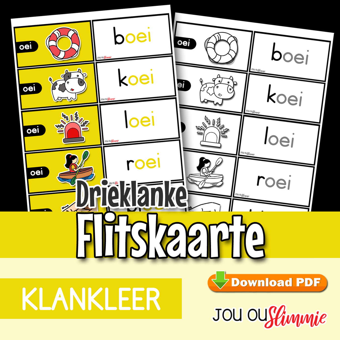 Drieklanke | Flitskaarte - Jou Ou Slimmie