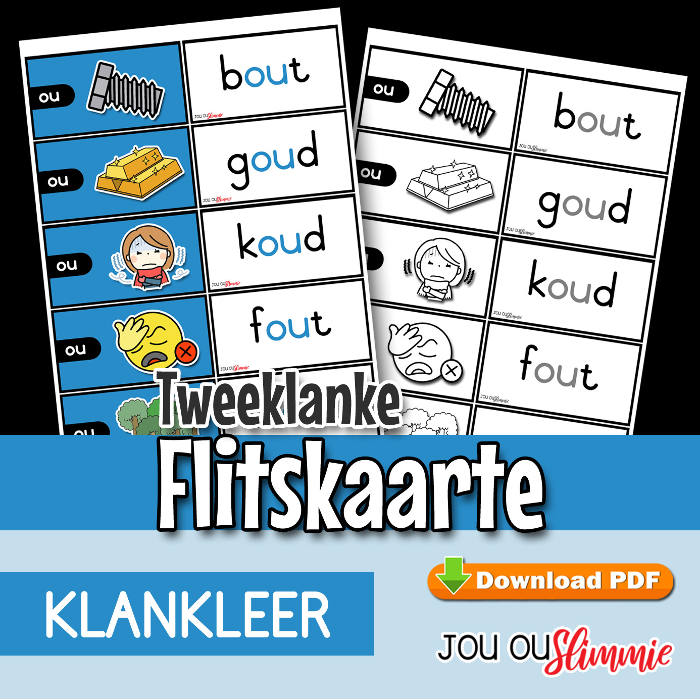 Tweeklanke | Flitskaarte - Jou Ou Slimmie