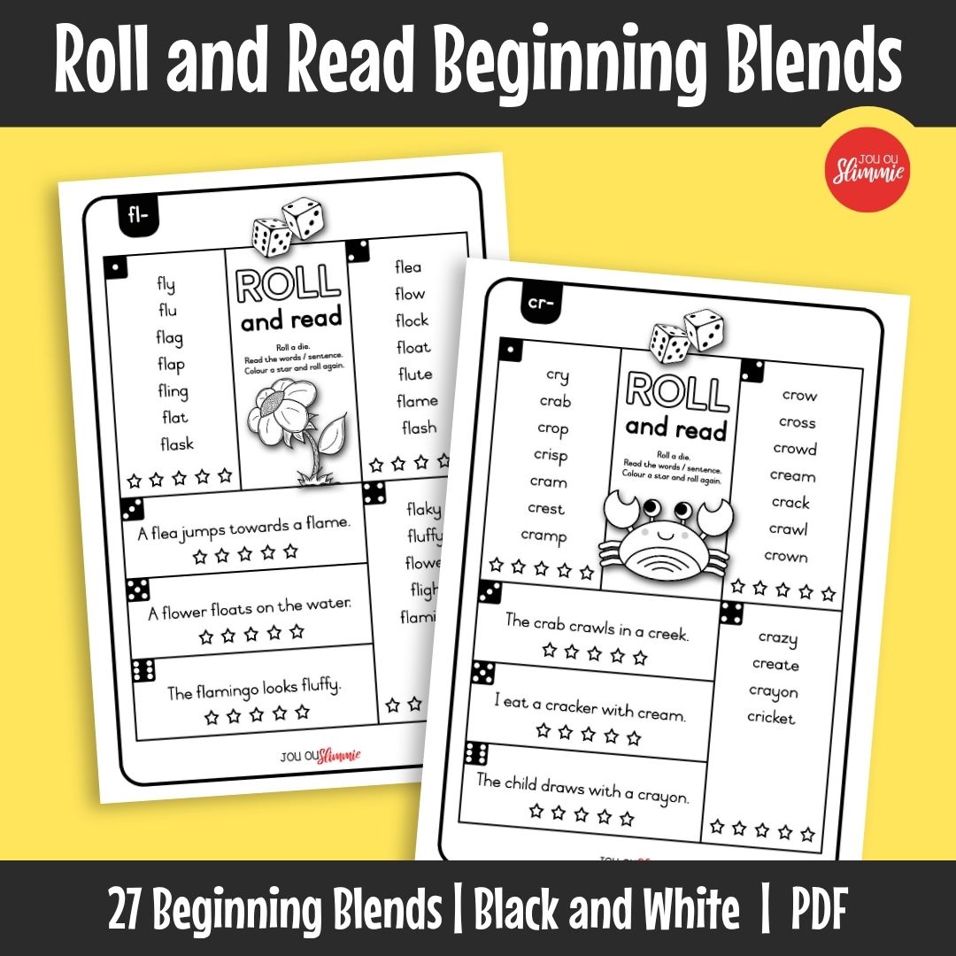 Roll and Read Beginning Blends - Jou Ou Slimmie